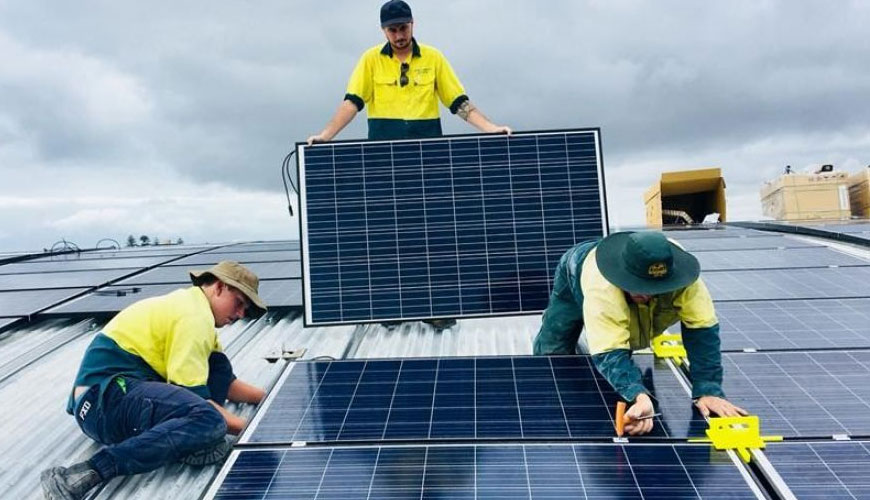 AIAA S-112A Test for Electrical Components in Space Solar Panels