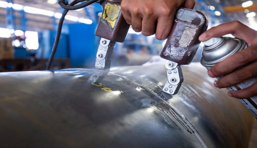 Prueba estándar ASTM A275 para inspección de partículas magnéticas de ...