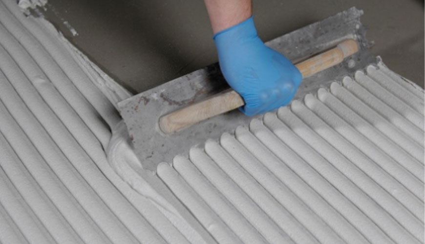 EN 12002 Fayans Yapıştırıcıları, Çimento Esaslı Yapıştırıcılar ve ...