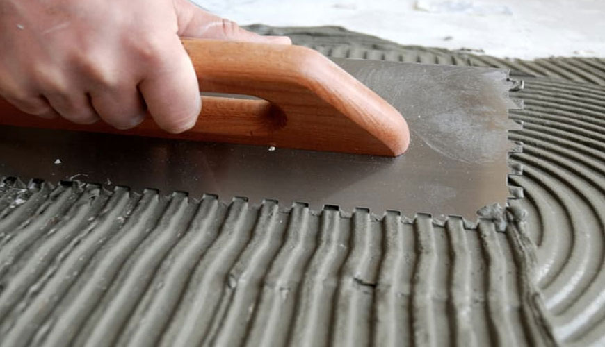 EN 1346 Tile Adhesives - Determination of Open Time Test