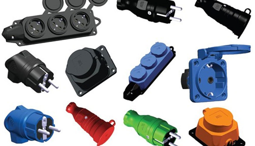 IEC EN 60309-1 Test fir industriell Stecker, Sockets a Kuppler