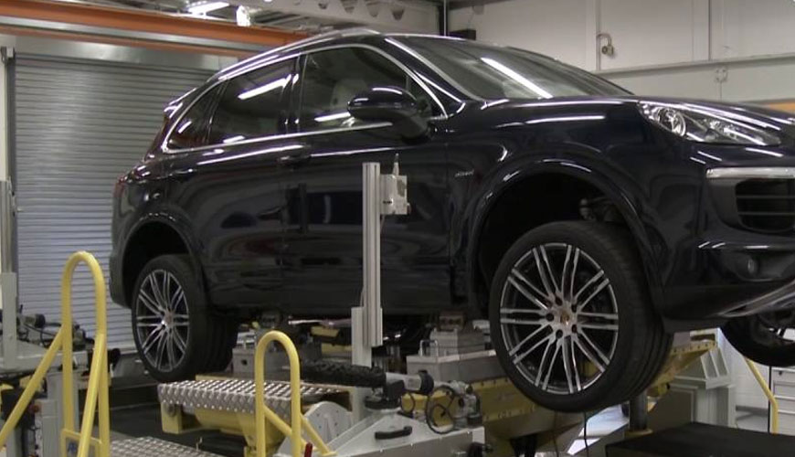 ISO 10392 Road Vehicles - Test for Determination of Center of Gravity