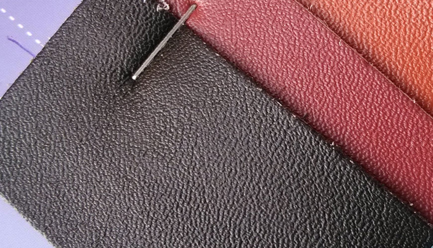 ISO 11642 Leather - Color Fastness Tests - Color Fastness to Water