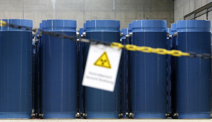 UN 2917 standaard testmethode voor radioactief materiaal, type B(M) pakket